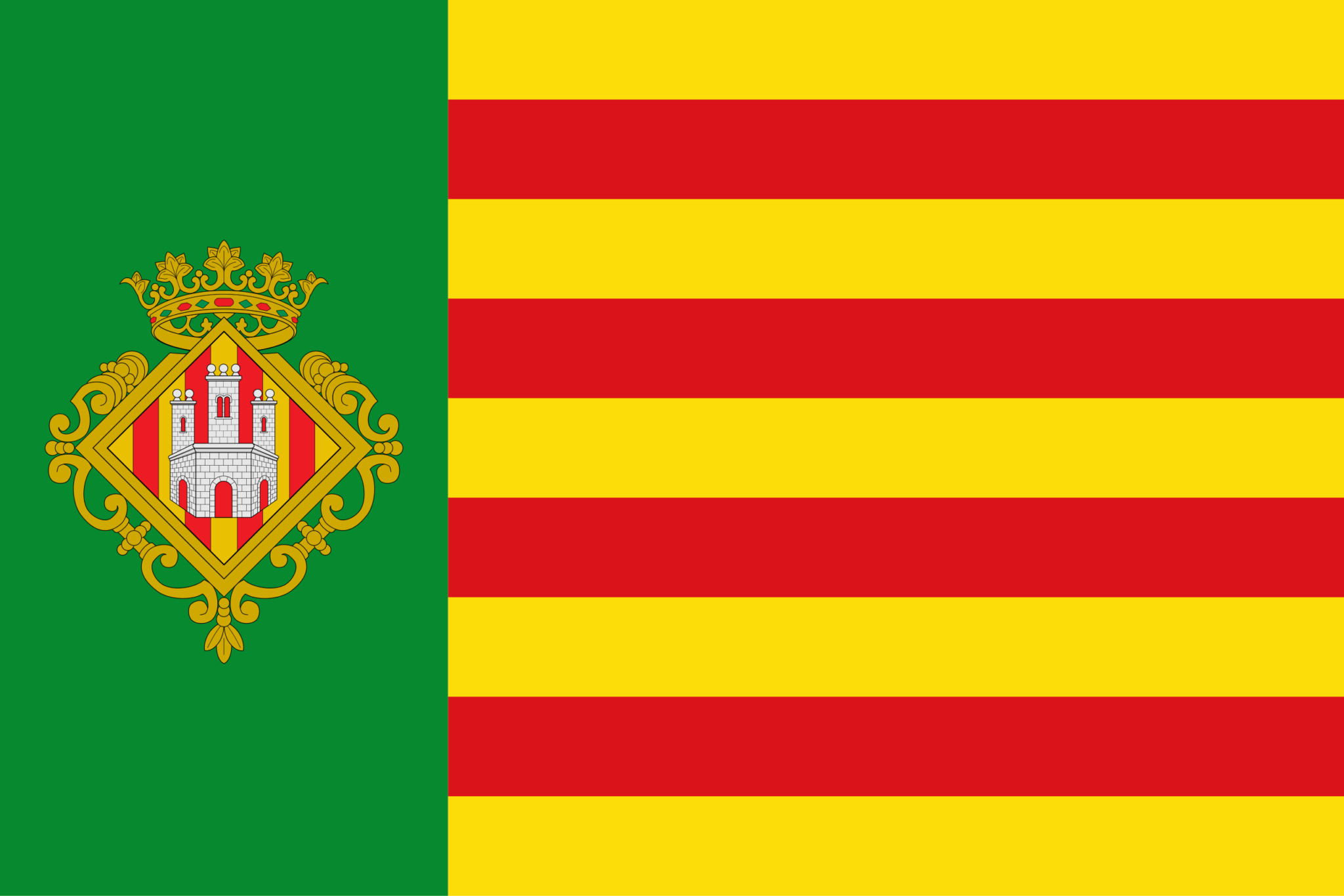 Flag of Zaragoza, province of spain - Discover the origins, images ...