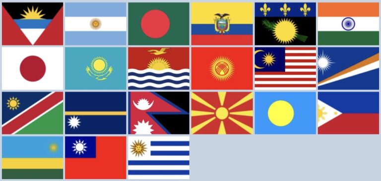 Flags with the Sun: Symbolism of Sun Flags Around the World