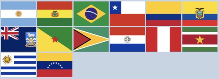 South American Flags - Flags of South American Countries